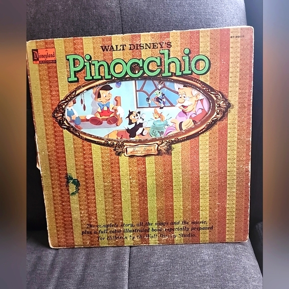 Disney | Media | Vintage 962 Walt Disneys Magic Mirror Pinocchio Vinyl ...